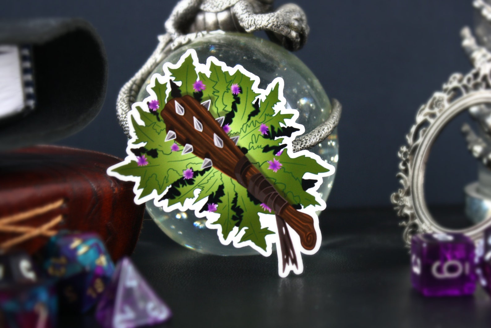 Barbarian, Dungeons and Dragons Class Sticker Club, Thistle, Spiked ...