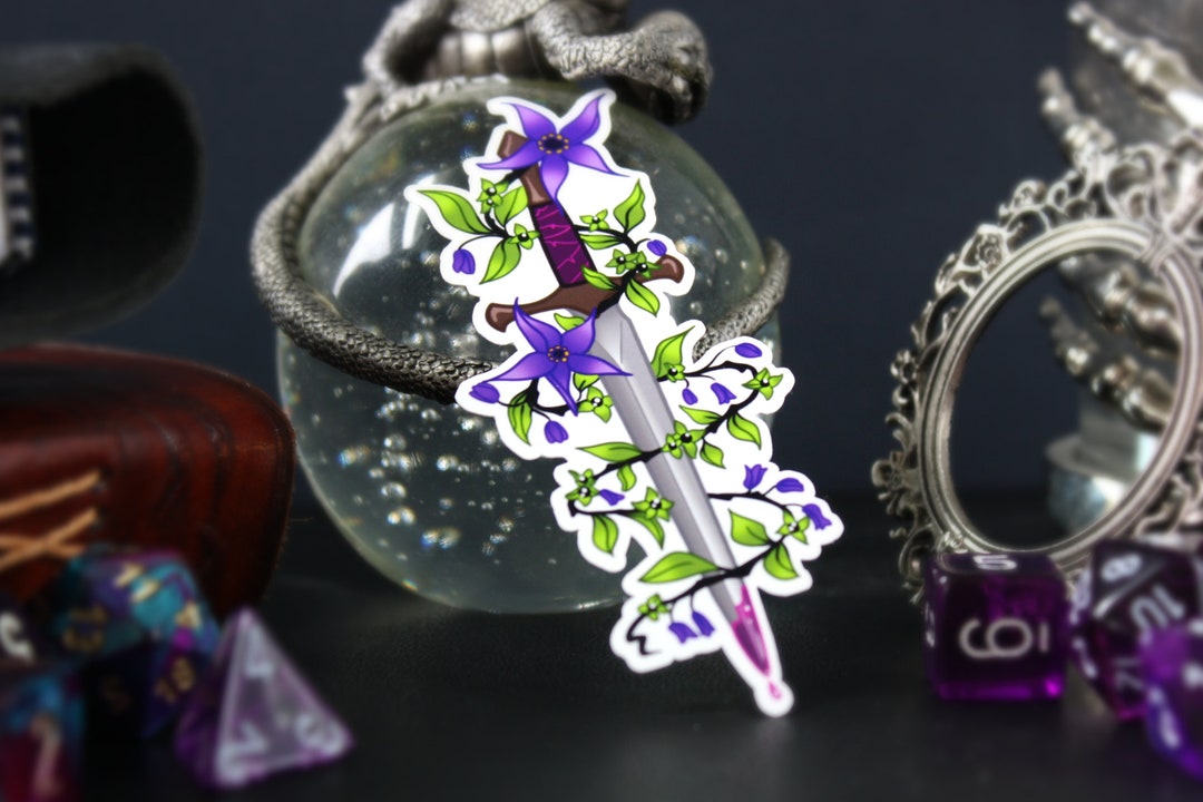 Rogue, Dungeons and Dragons Class Sticker Dagger, Poison, Deadly ...