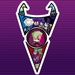 Invader Zim Cast Sticker Zim, Dib, Gir, Gaz, Tallests, Skoodge, Tak ...