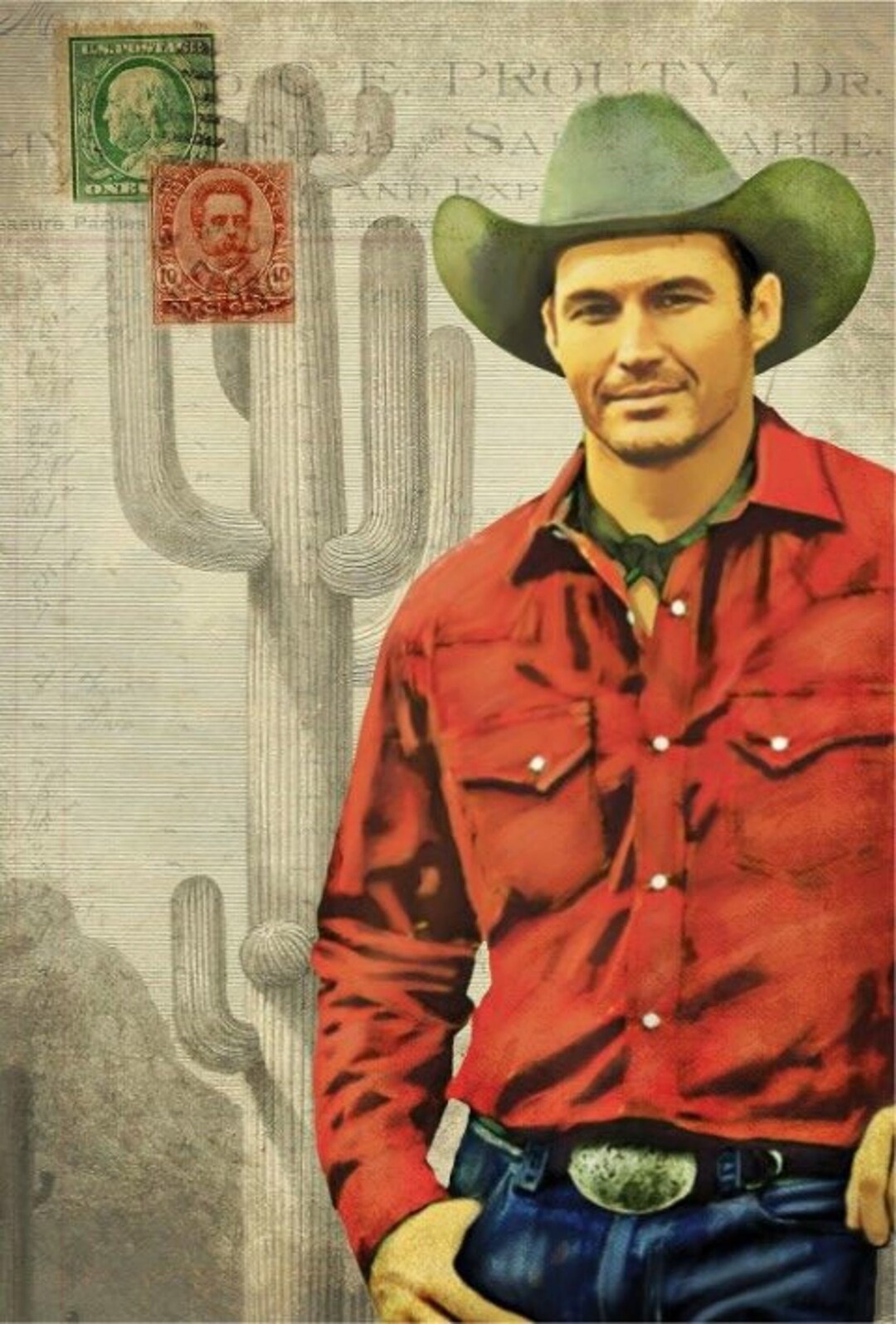 ROYCYCLED Decoupage Paper, Cowboy, 20" X 30" Decoupage Paper, 18 Lb ...