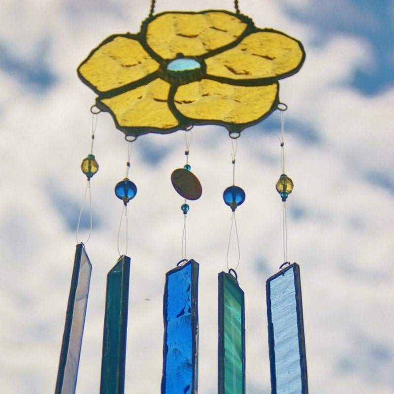 Stained Glass Chime - Etsy