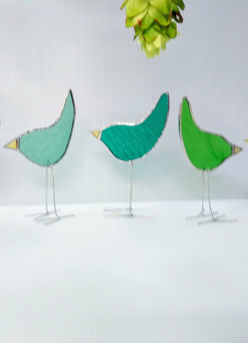 Family of Birds Set of 3: Choice of Colors Standing Birds - Etsy