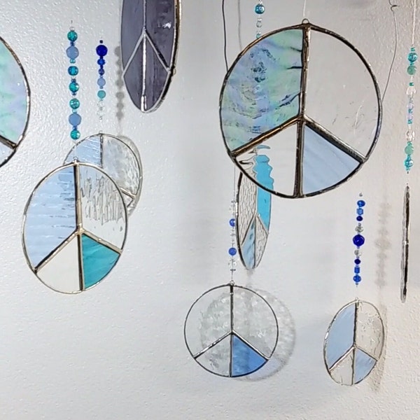 Peace Sign Stained Glass - Etsy