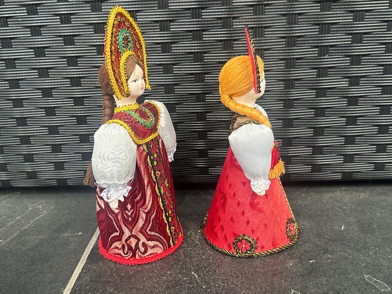 Vintage Ethnic Russian Folk Art Cloth Dolls - Etsy