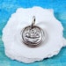 CIRCLE OF INTENTION Tiny Greek Key Silver Charm - Etsy