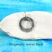 CIRCLE OF INTENTION Tiny Greek Key Silver Charm - Etsy