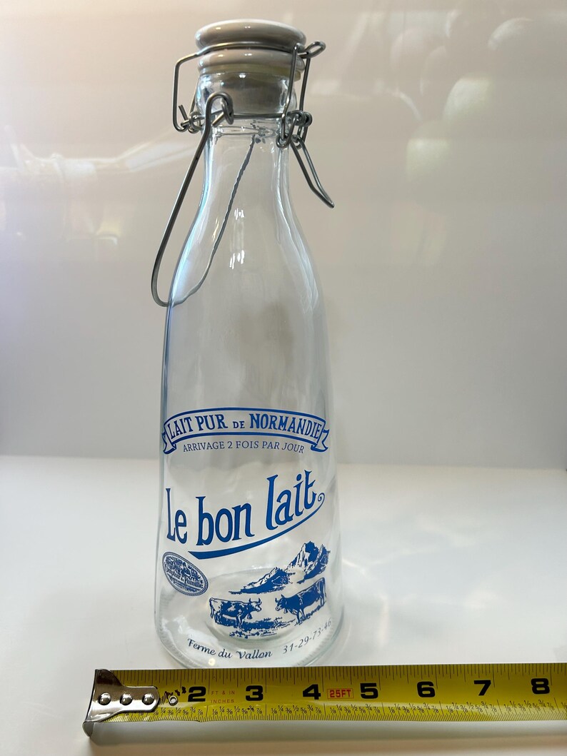 Le Bon Lait Vintage Milk Bottle - Etsy