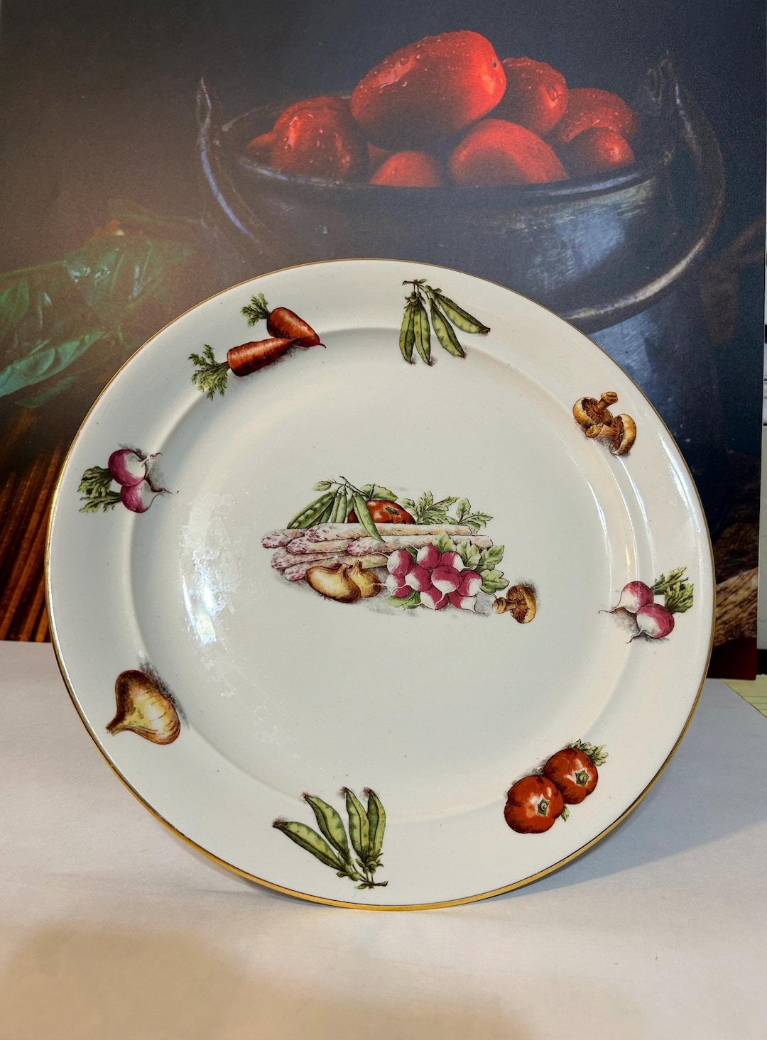 French Country Dinner Plates, Made in France - Set of 4 - Etsy