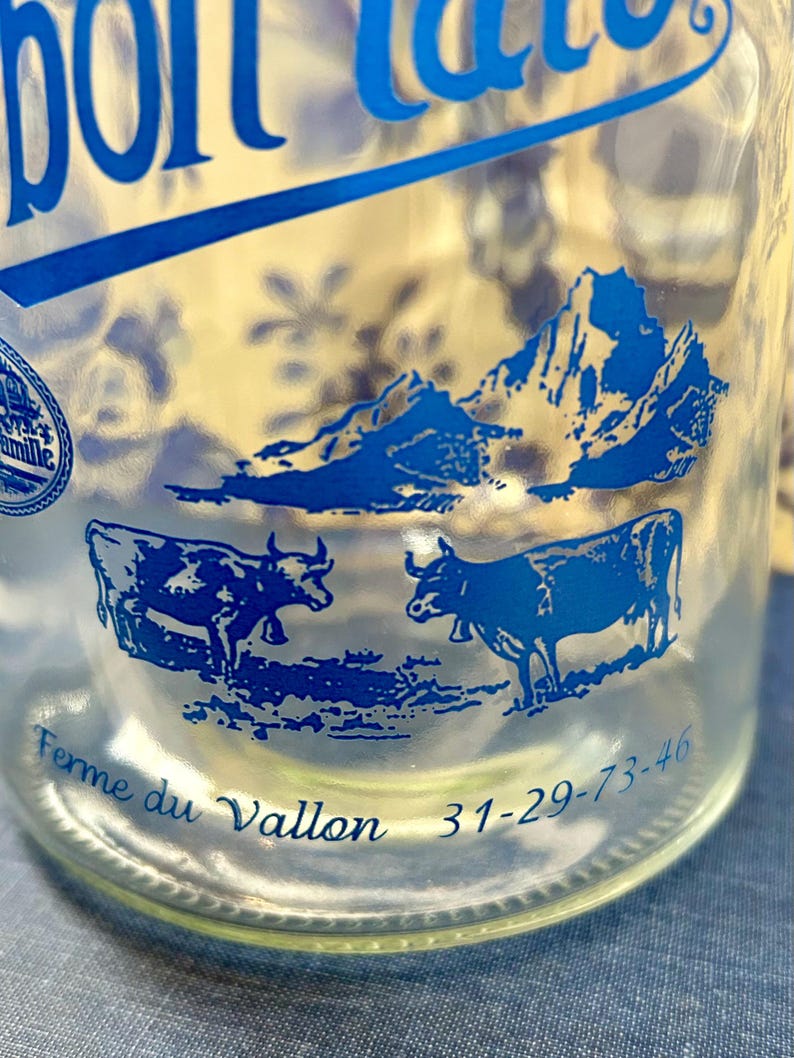 Le Bon Lait Vintage Milk Bottle - Etsy