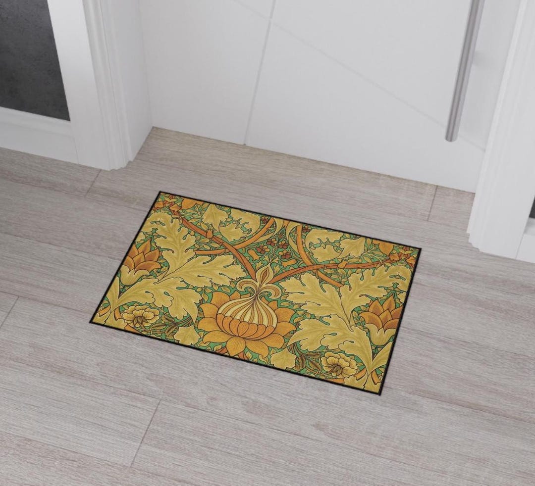 William Morris St James Mat Autumn Mat Entry Kitchen Mat Damask ...