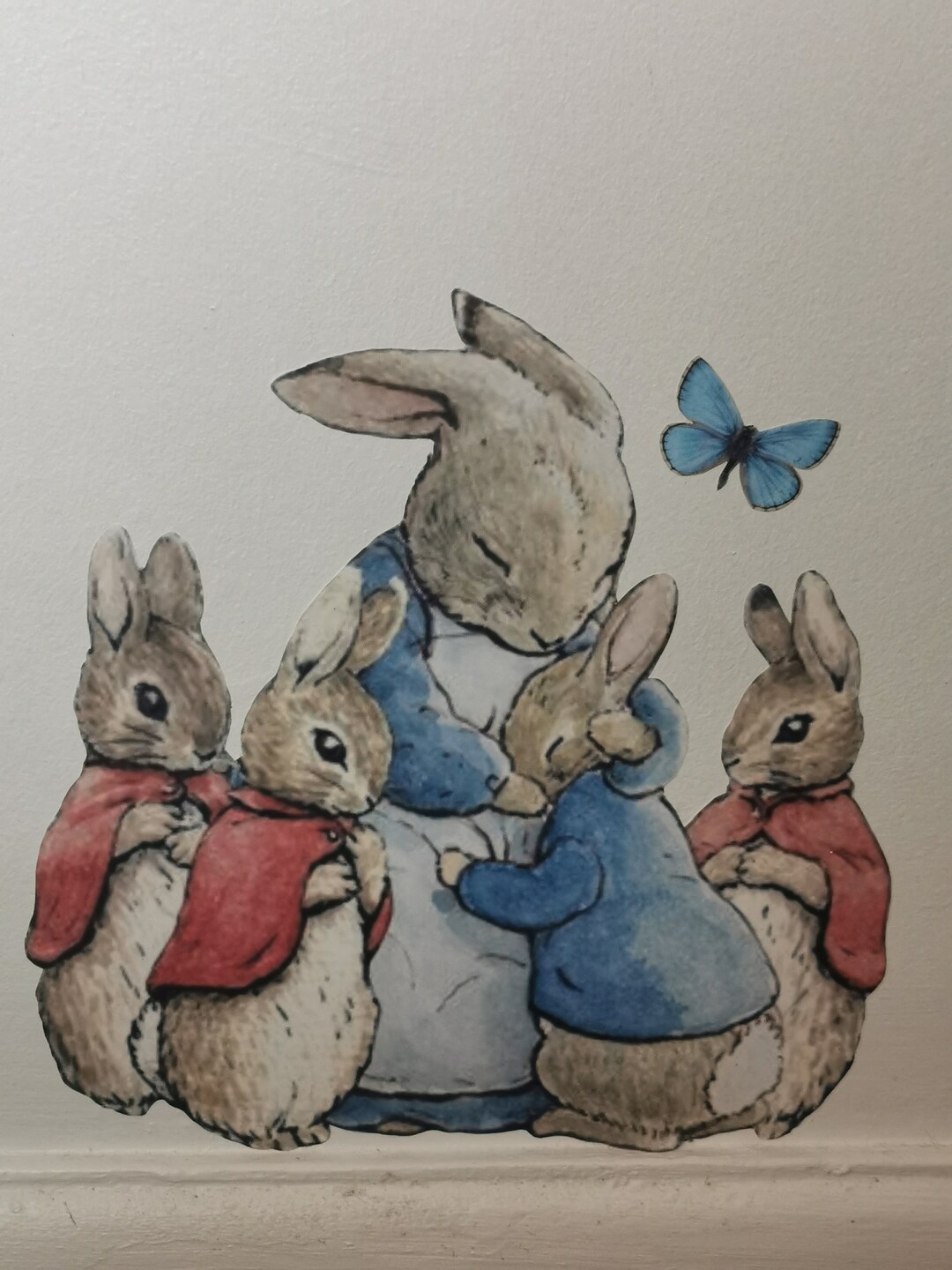 Beatrix Potter Fabric Decal Removable Peter Rabbit and Family Fabric ...