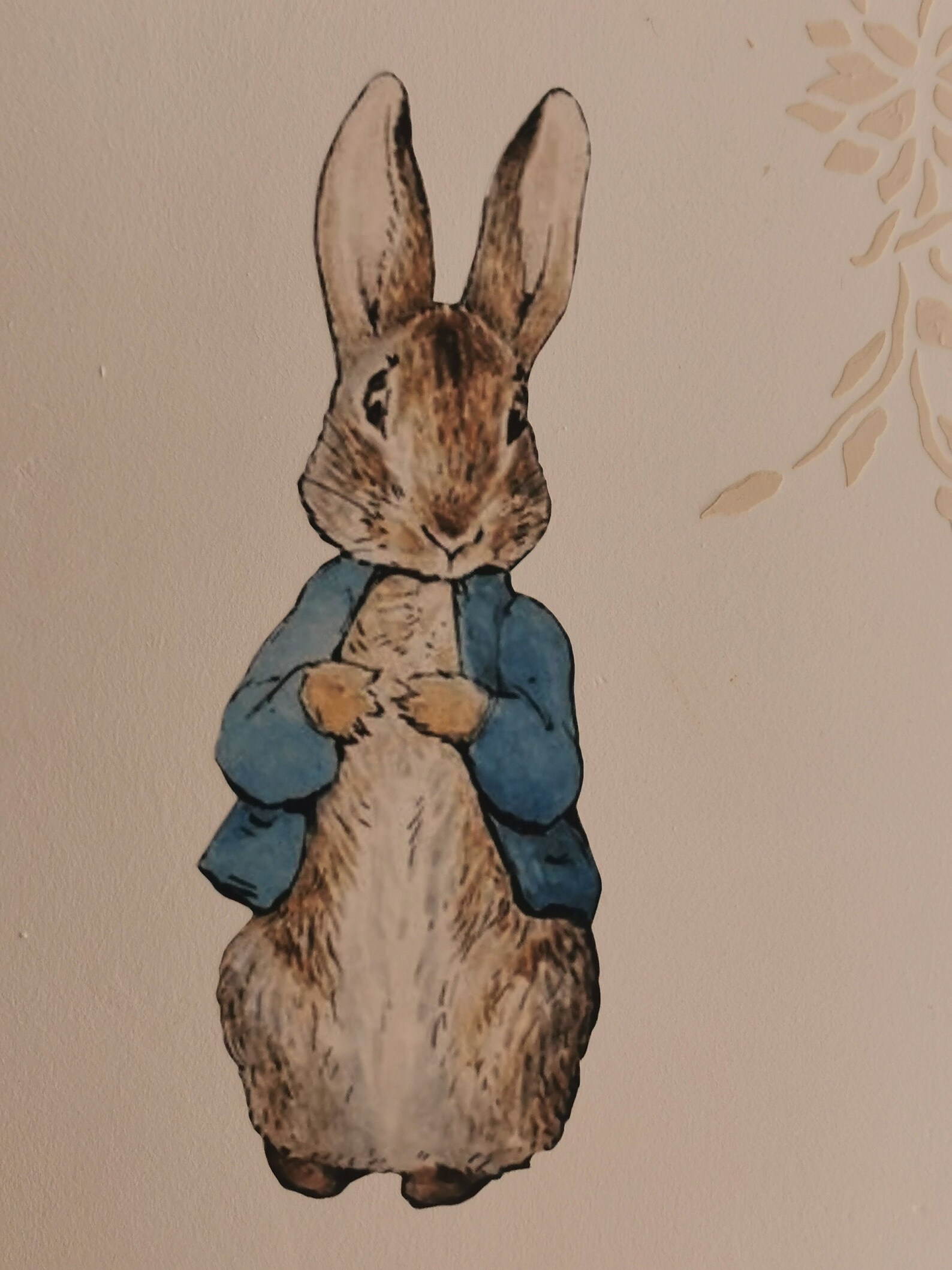 Beatrix Potter Pink Flopsy Bunny Fabric Wall Decal | Etsy