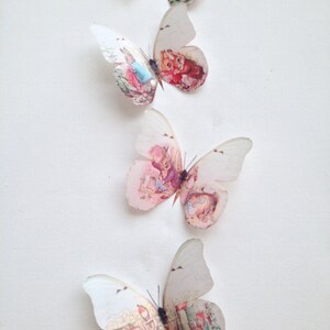 4 Beatrix Potter Peter Rabbit Butterflies 3D Butterfly Wall Stickers ...