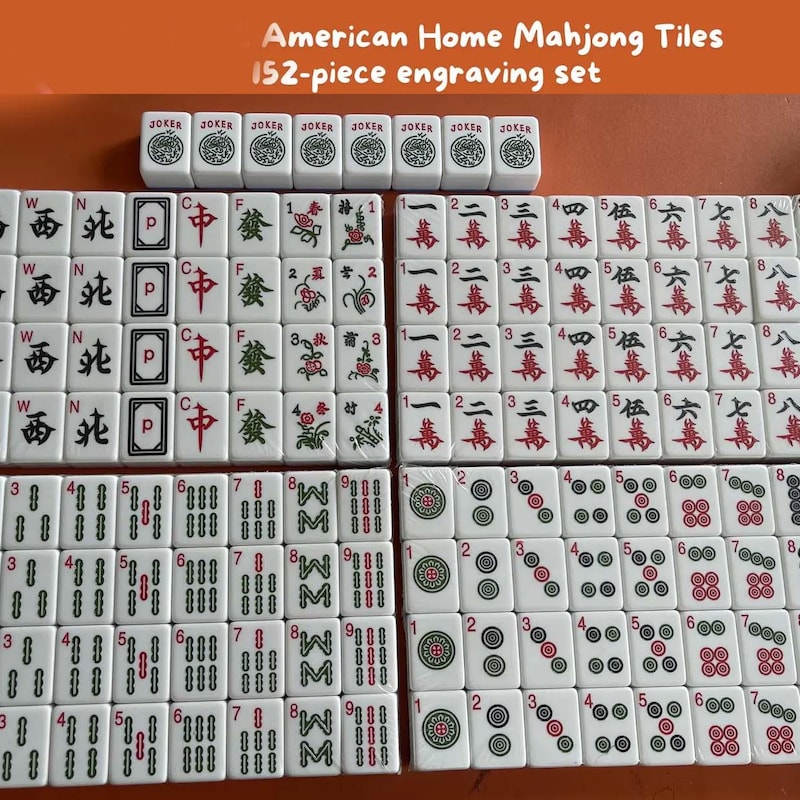 Mahjong Complete Tile Set - Etsy