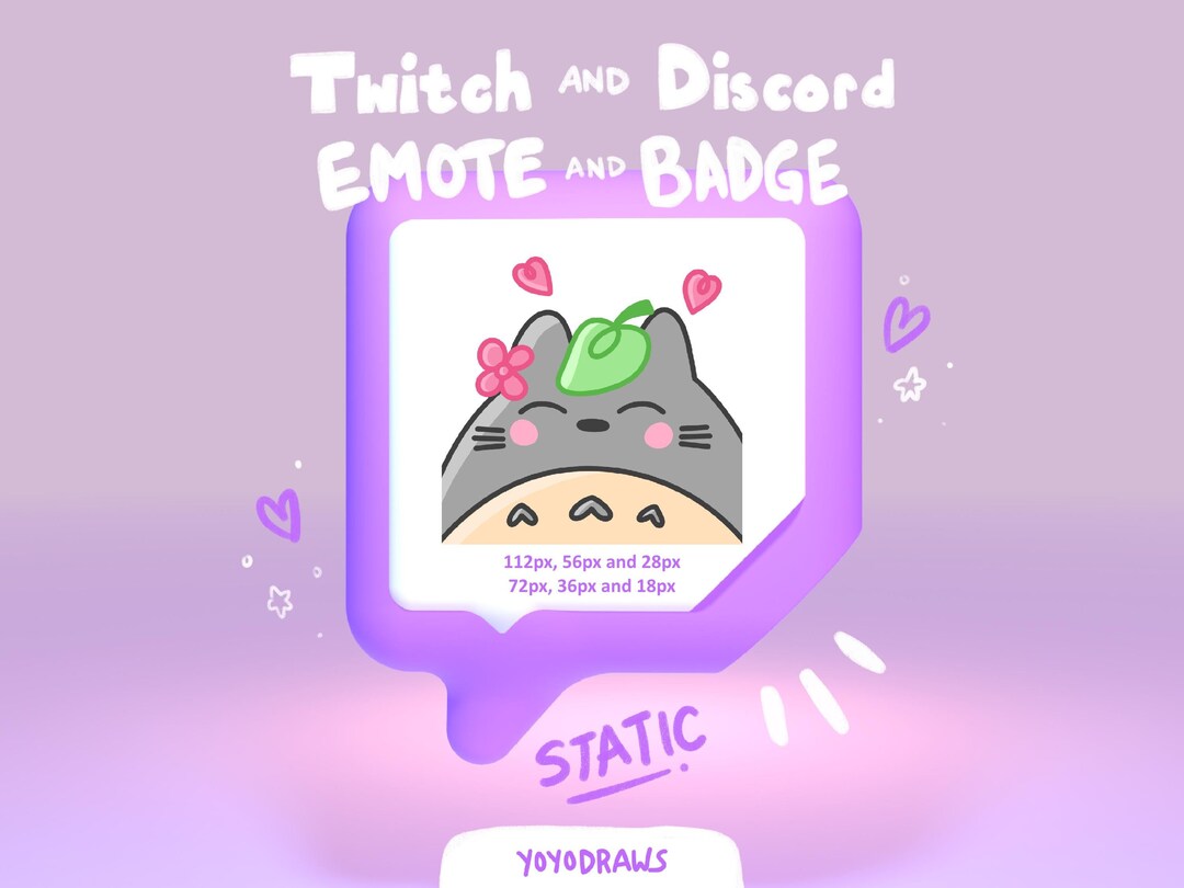 Toto Twitch and Discord Emote and Badge - Single Emote - Cute Twitch ...