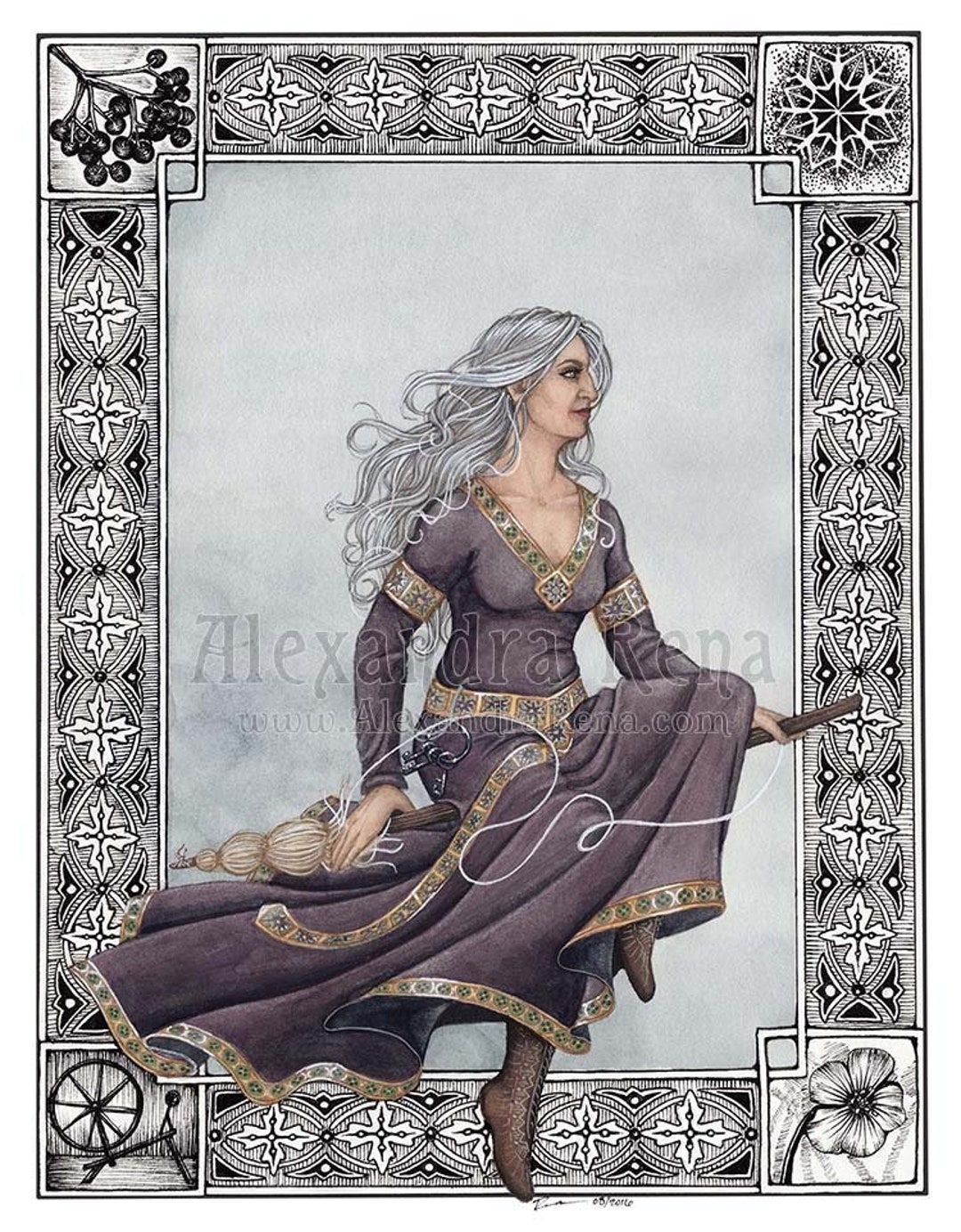 Holda - Goddess Art Print - Etsy