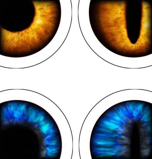 Unique Eyes Digital Collage Sheet, 42 1 Inch Round, 25mm, Glass Tiles ...