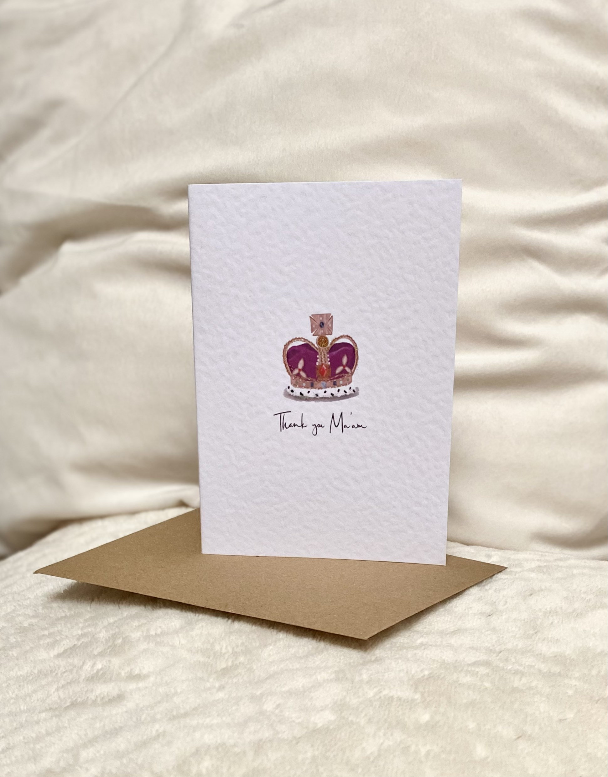 HM Queen Elizabeth / the Queens Crown / Greeting Card / Wall Art ...