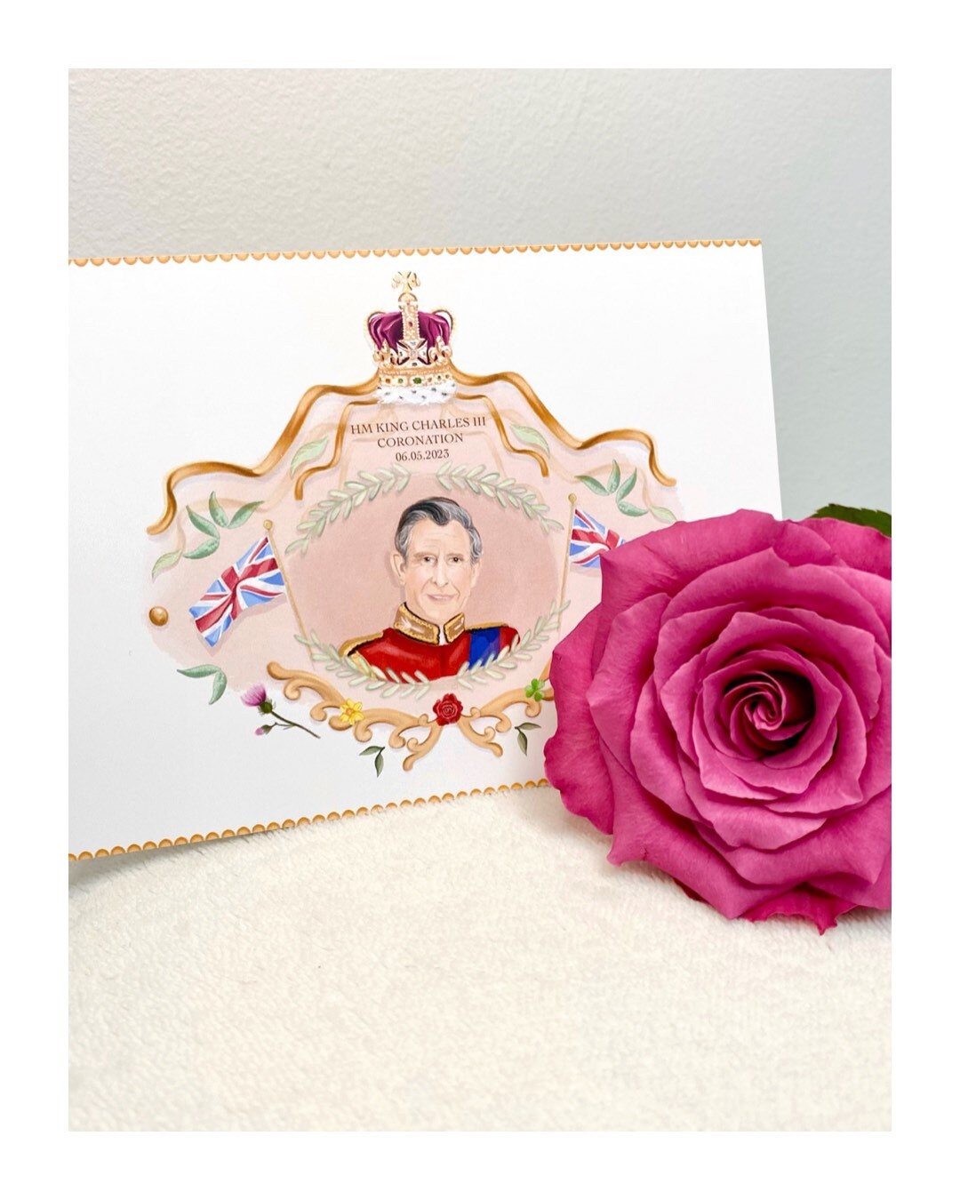 HM King Charles III Coronation / Greeting Card / Wall Art / Royal ...