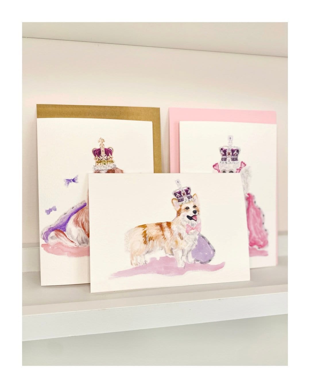HM King Charles III Corgi Dog / Greeting Card / Royal Memorabilia ...