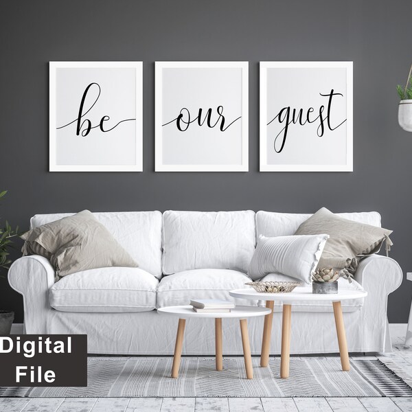 Be Our Guest Print - Etsy