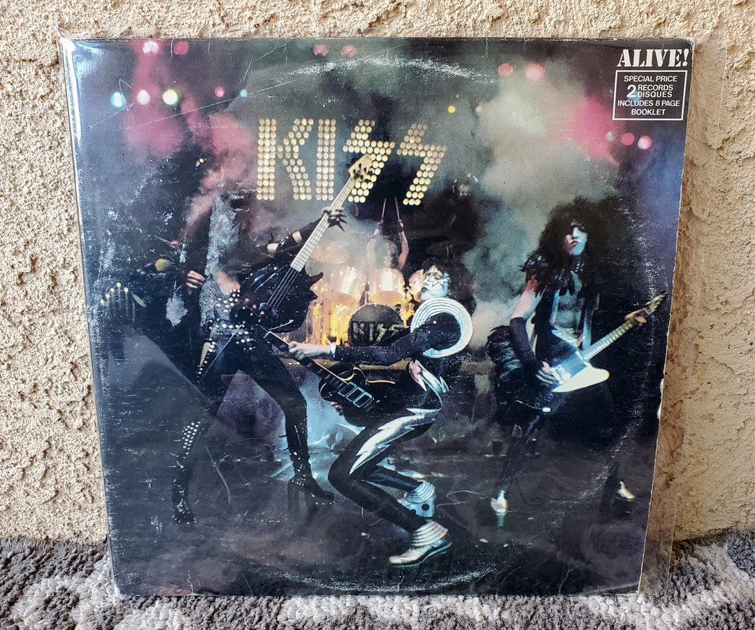 Vintage Kiss Alive Vinyl Record Two Records Albums - Etsy
