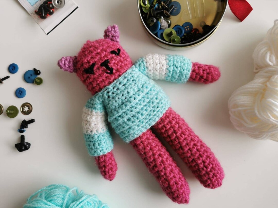 Handmade Original Cat Doll - Etsy