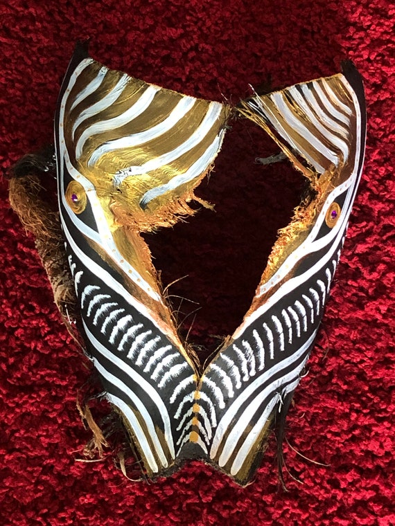 African Palm Frond Mask | Etsy