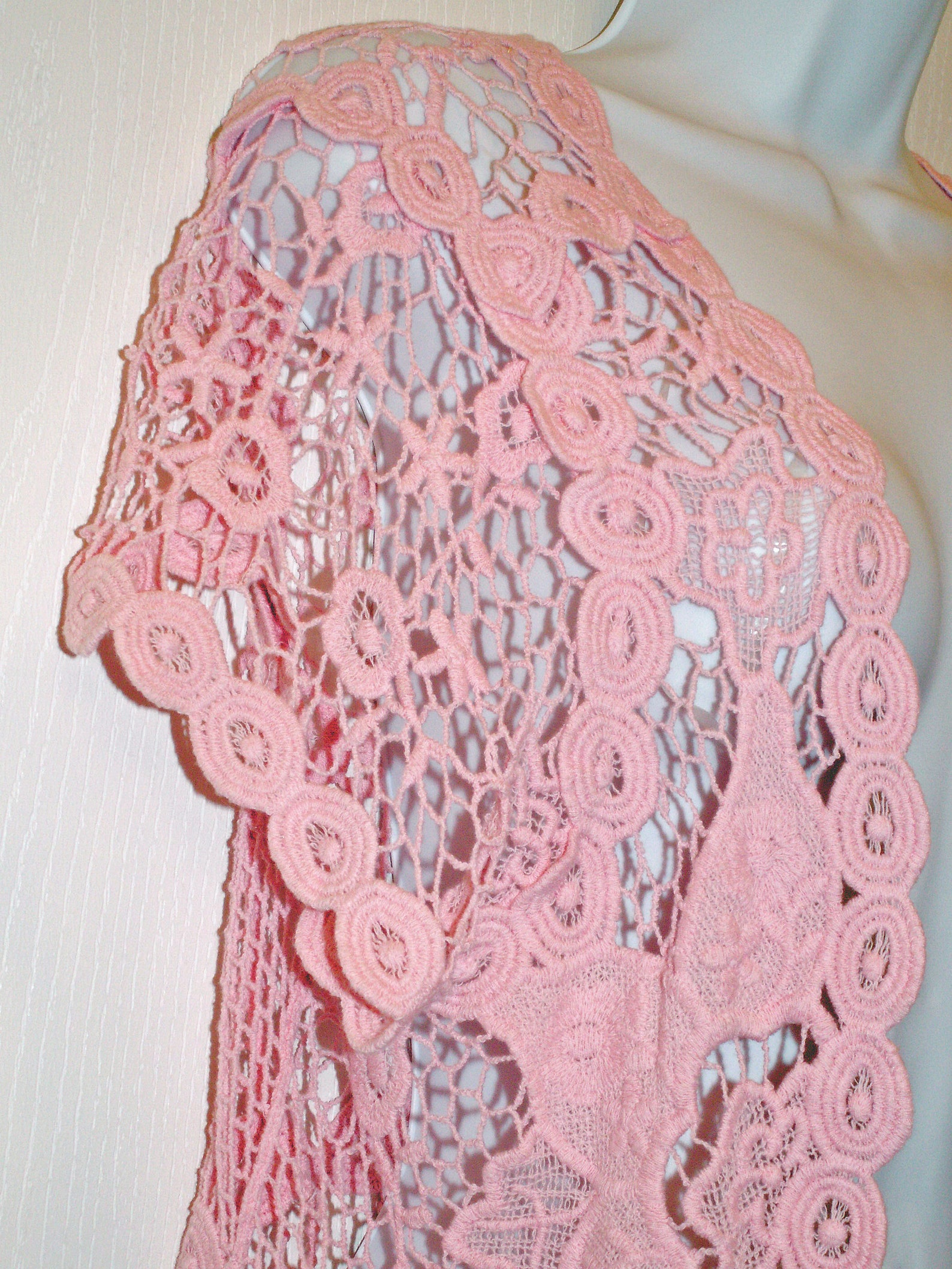 Pink Bolero Lace Jacket Size M From i'm in Love With - Etsy