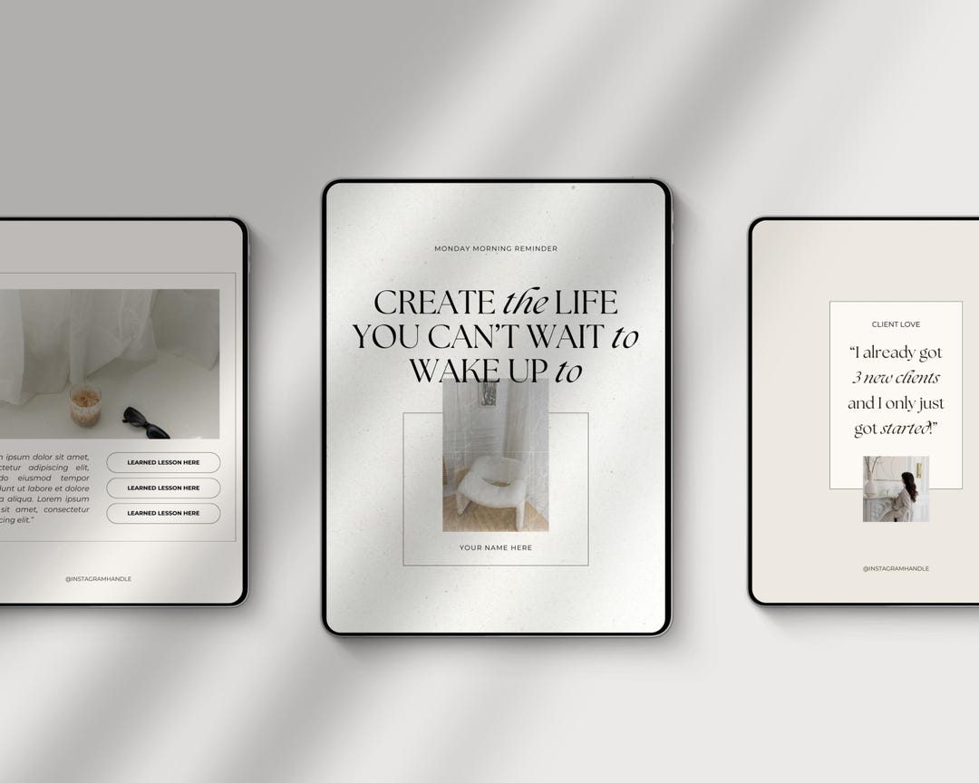 Canva iPad Templates Mockup Collection With Commercial Use Resell ...
