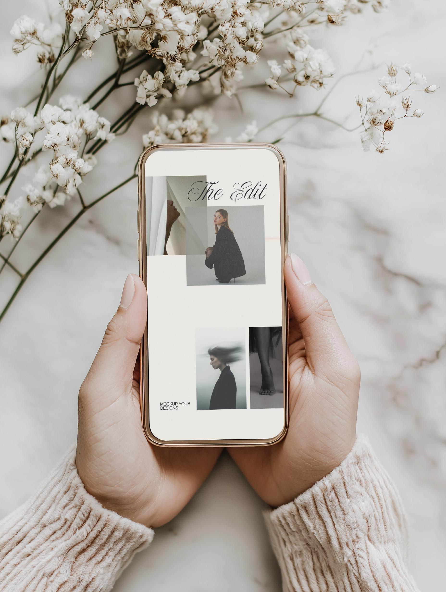 Flourish Website Mockup Photo Collection for Canva - Etsy