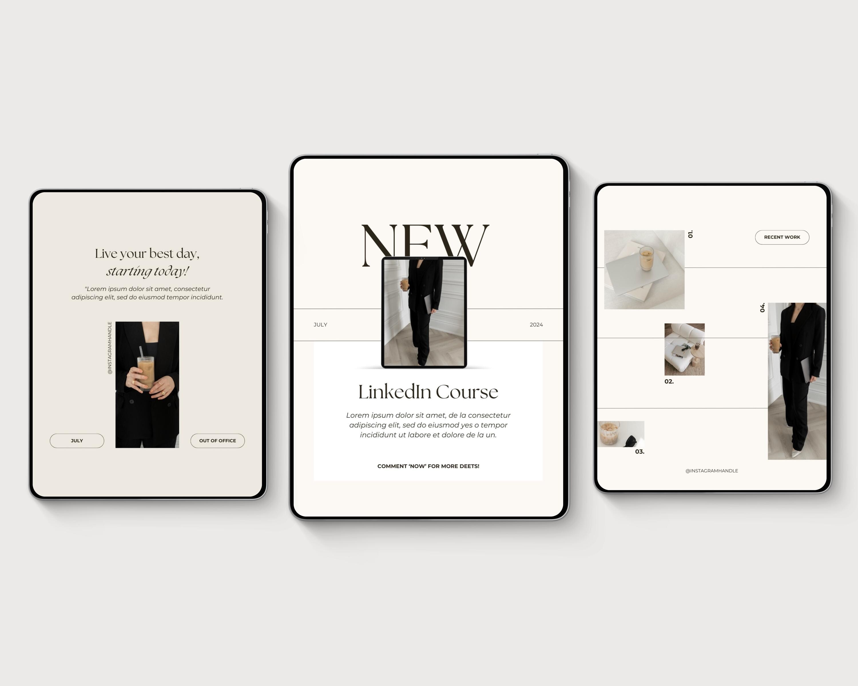 Canva iPad Templates Mockup Collection With Commercial Use Resell ...