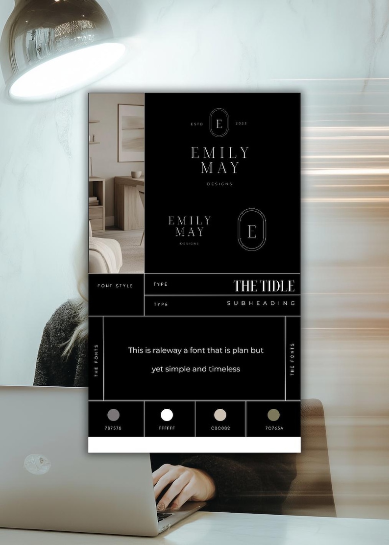 Emily May Pre Designed Canva Branding Kit With White Label Resell ...