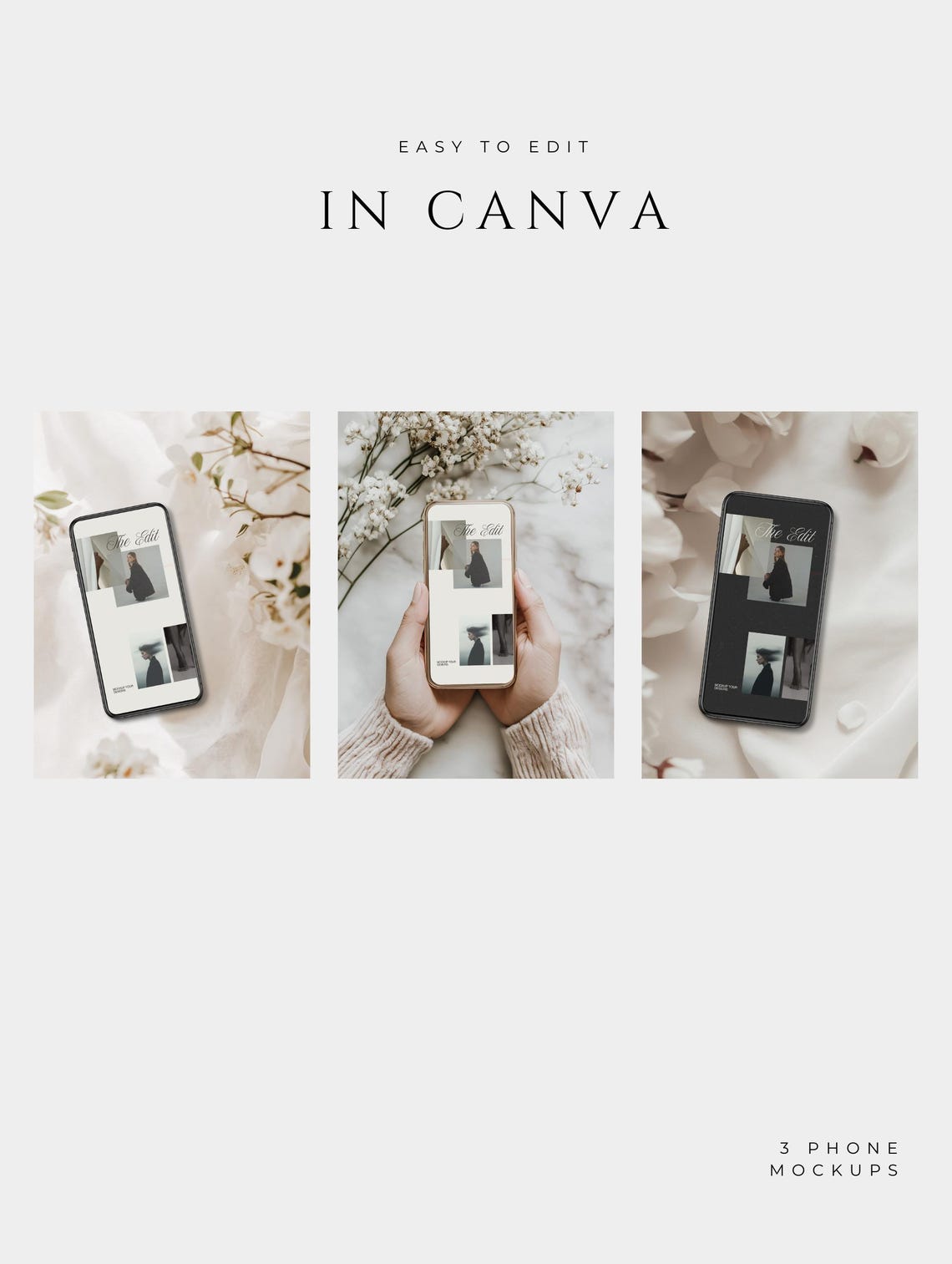 Flourish Website Mockup Photo Collection for Canva - Etsy