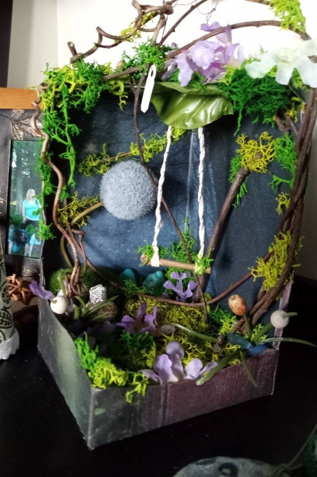 Magical Fairy Diorama Enchanted Forest Fairy Swing - Etsy