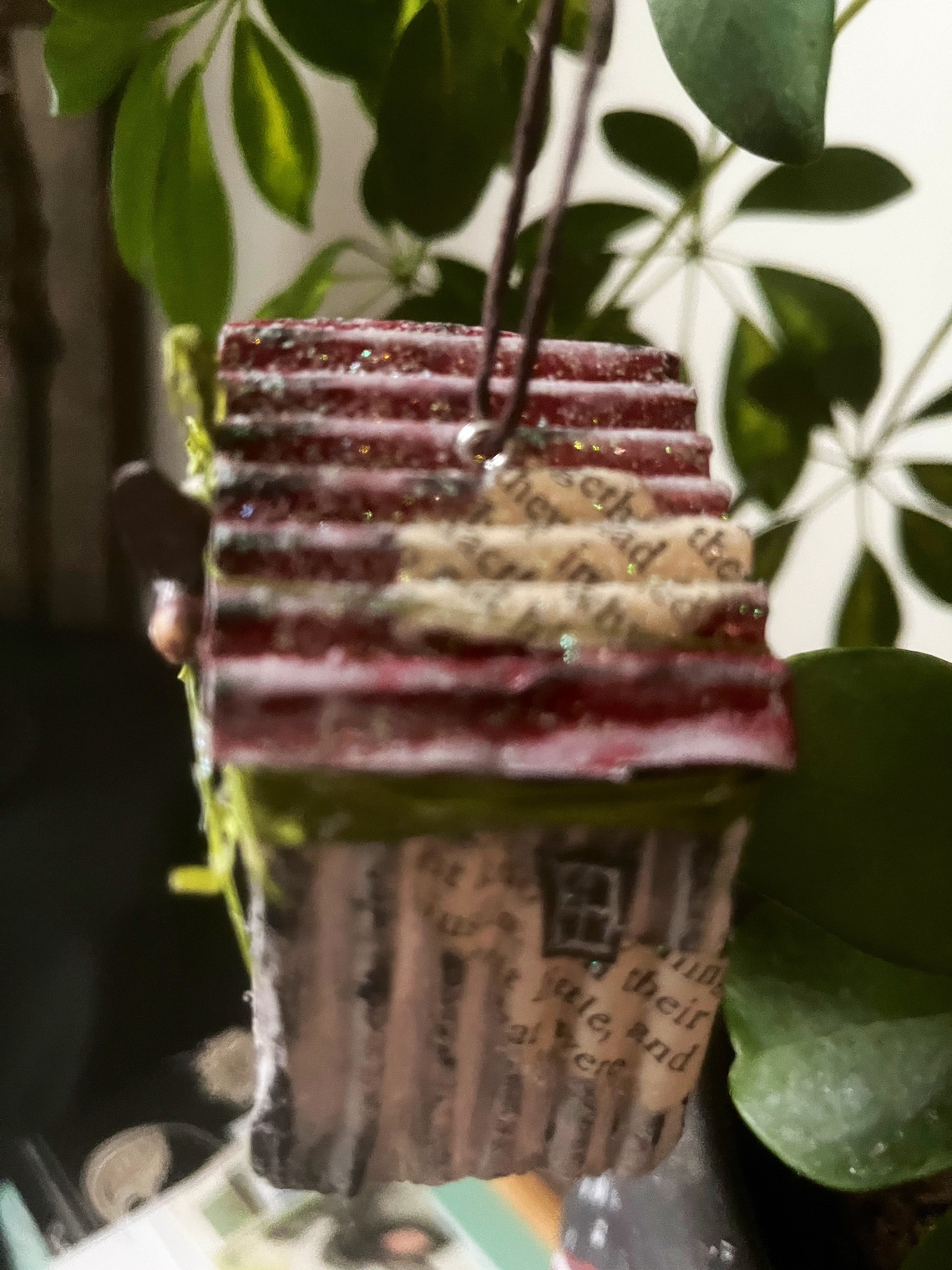 Miniature House Paper Mache Ornament Handmade Mini Houses - Etsy