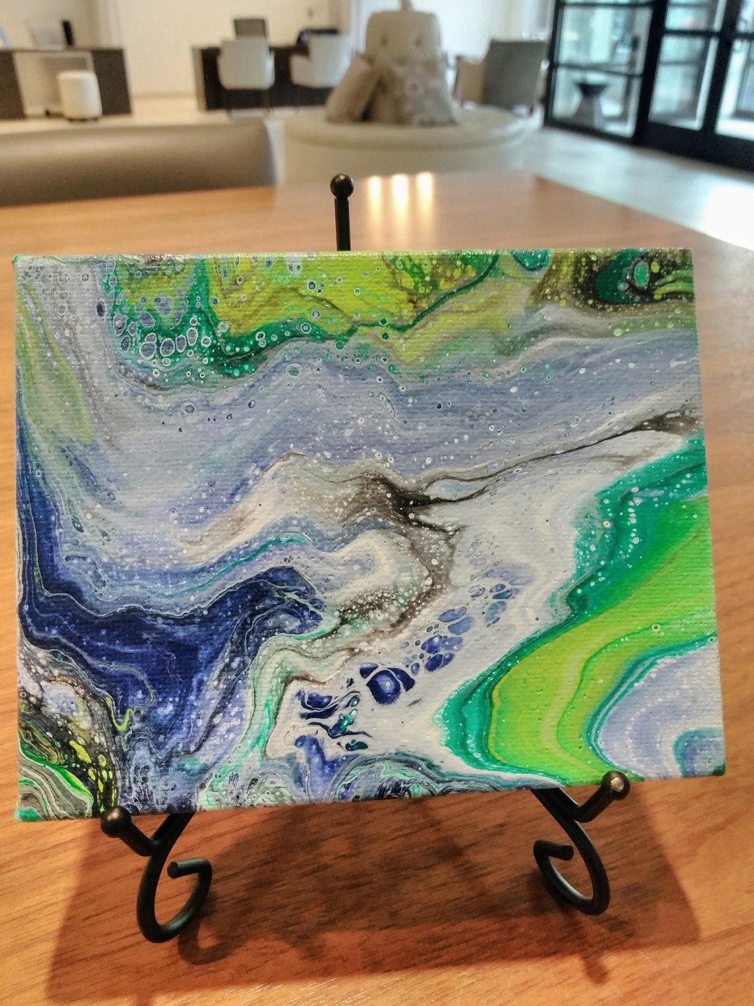 Google Map Two Acrylic Fine Art, Acrylic Flow Art, Acrylic Pour ...