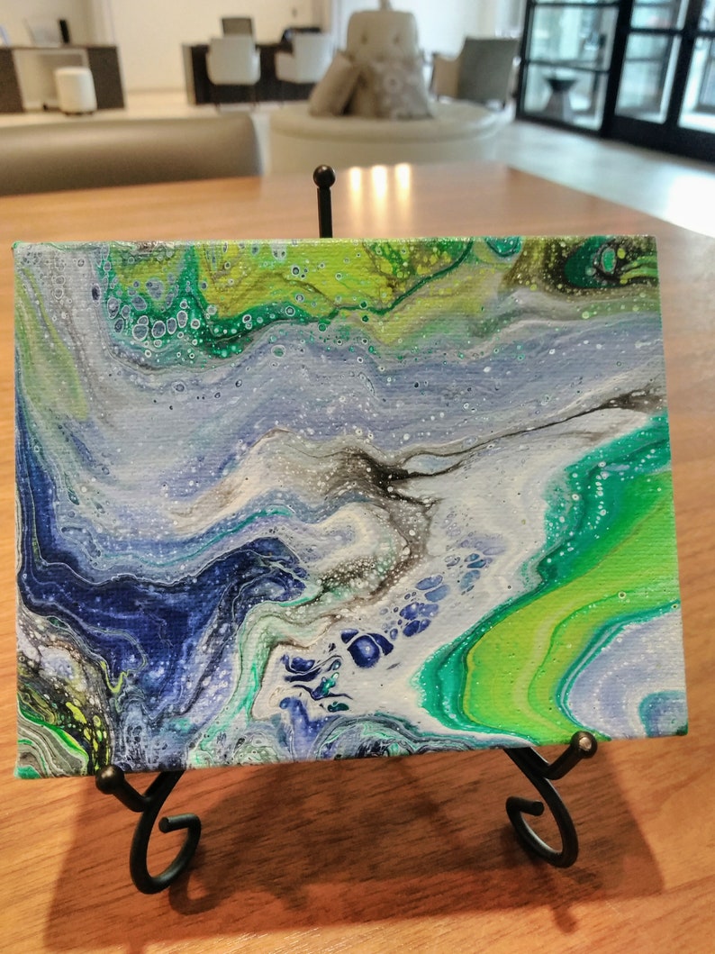 Google Map Two Acrylic Fine Art, Acrylic Flow Art, Acrylic Pour ...