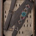 Leather Inlay Series 3" Black Paisley Leather Guitar Strap - Etsy