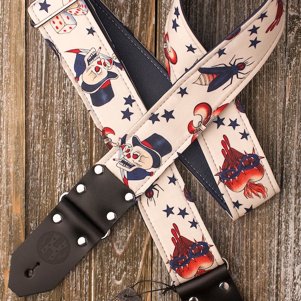 Skull Guitar Straps - Etsy