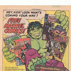 10x 1970s, '80s & '90s the Incredible Hulk Vintage Advertisements - Etsy
