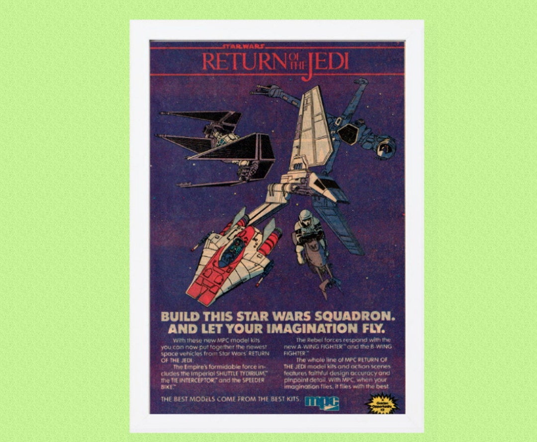 1983 STAR WARS MPC Model Kit Return of the Jedi Vintage Toy Ad - Etsy