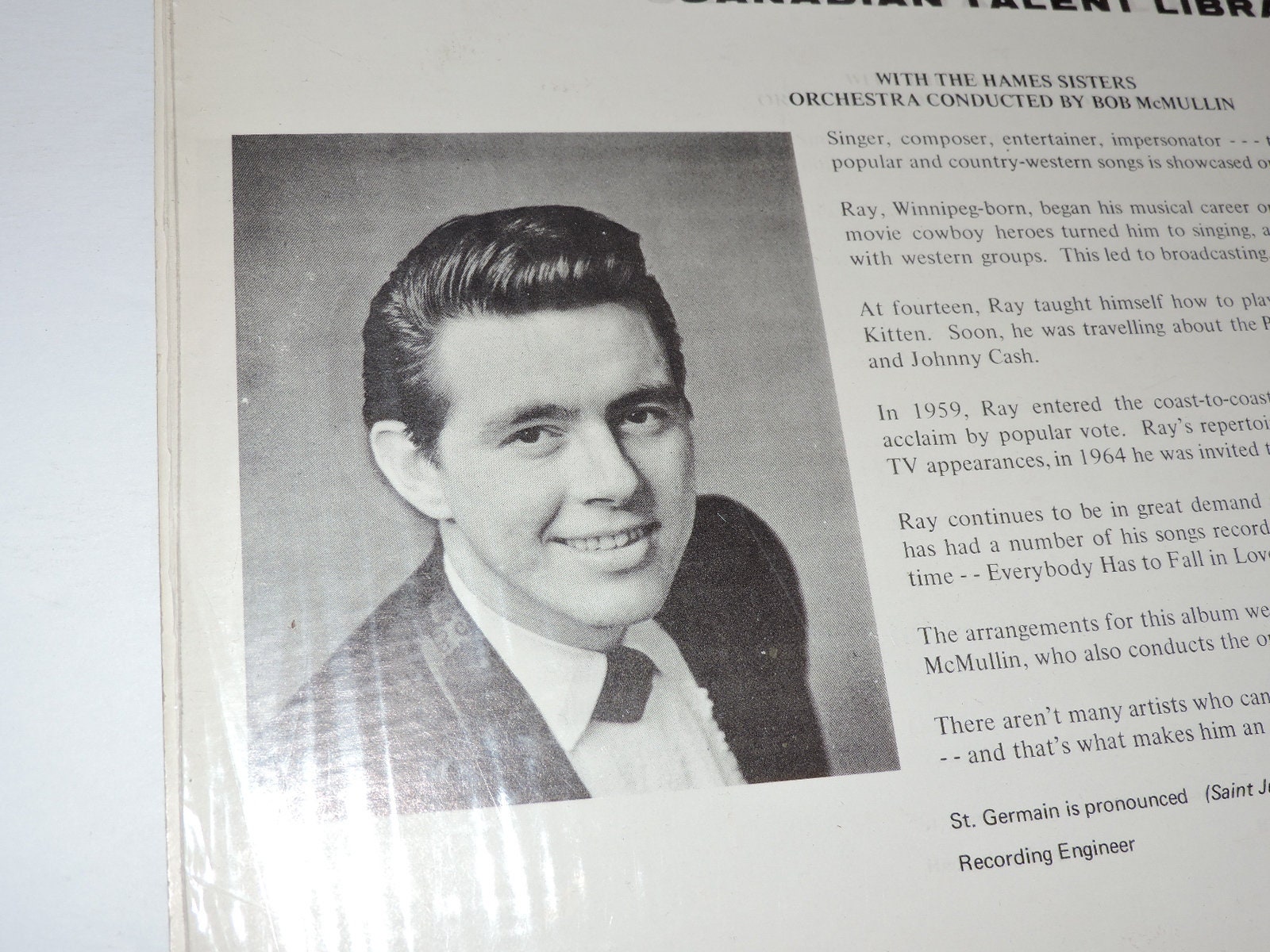 Ray St. Germain Everybody Has to Fall in Love Rare - Etsy UK