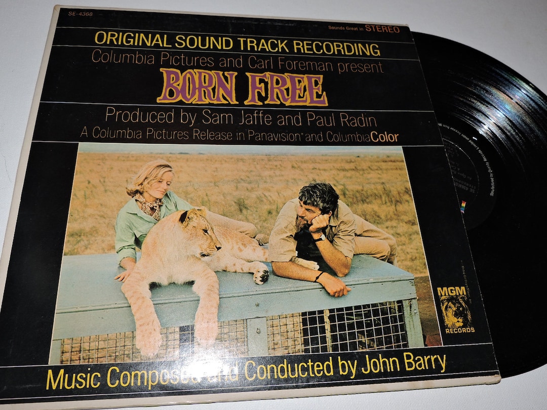 1966 Born Free Original Motion Picture Soundtrack by John Barry 12 ...