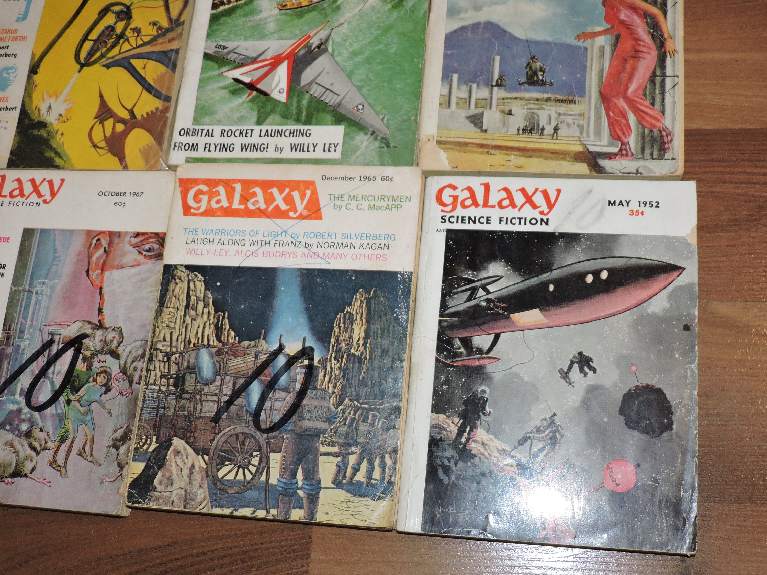 Lot of 11 GALAXY 1950s 1970s Sci-fi / Fantasy Magazines | Etsy
