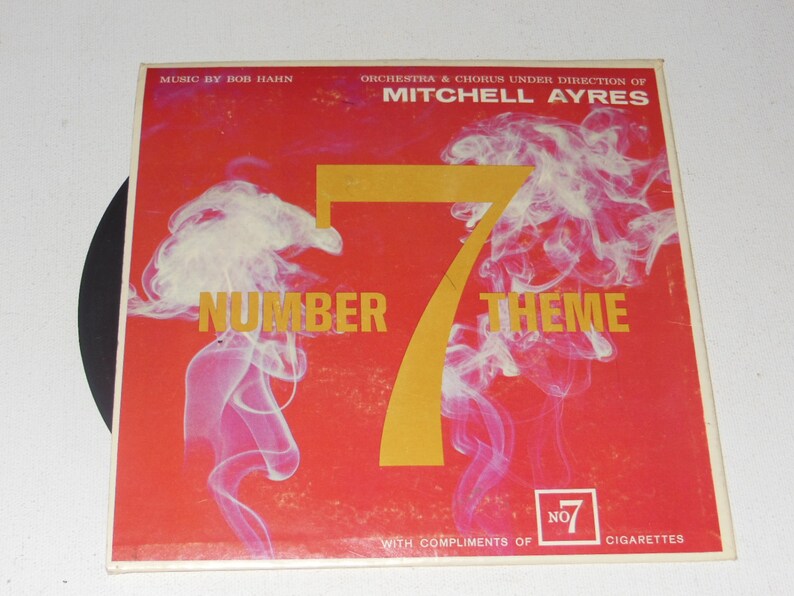 Number 7 Cigarettes Theme With Compliments of No 7 | Etsy