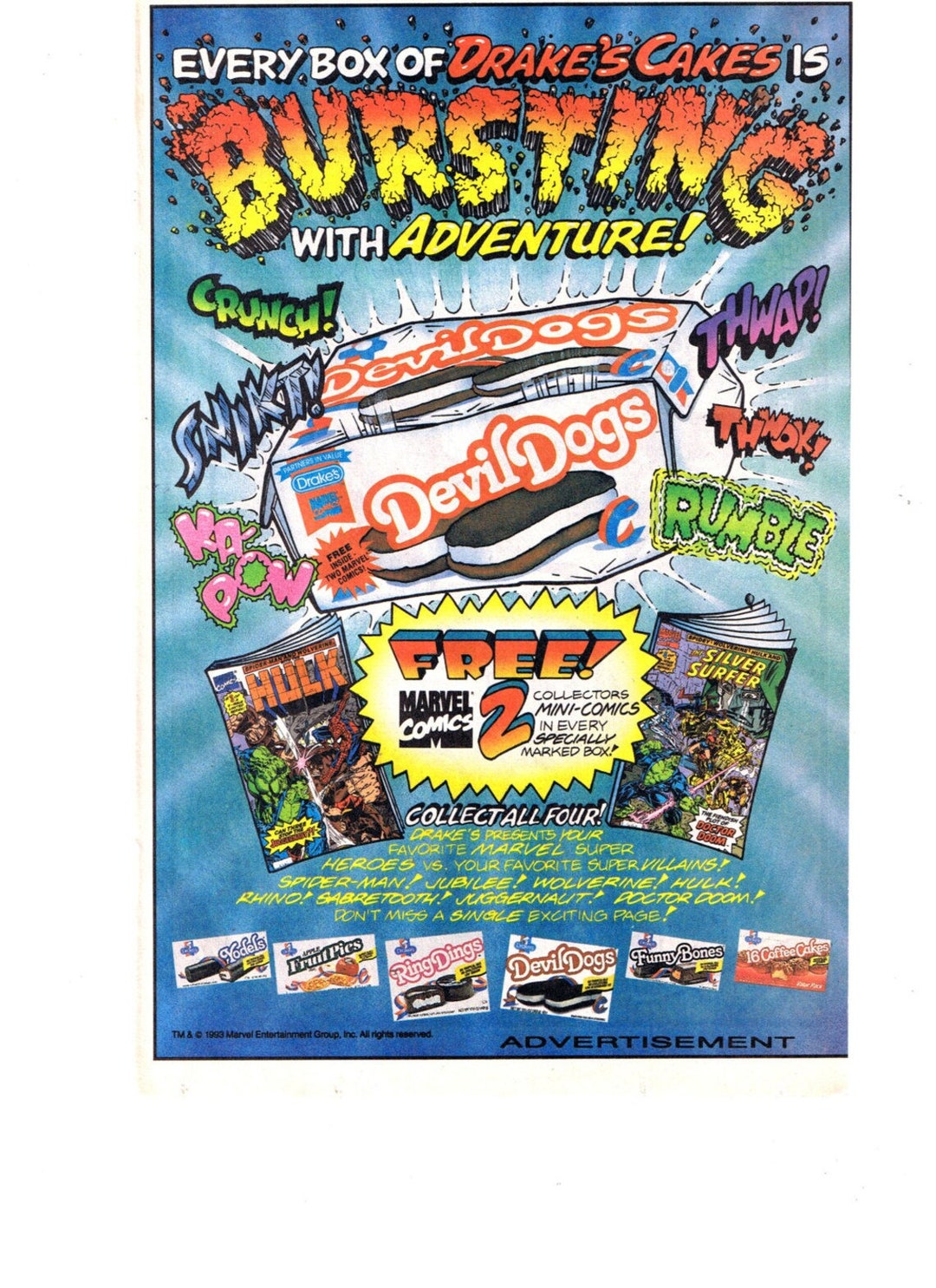 Lot of 10 Original Vintage 1980s & 1990s Food Print Advertisements - Etsy