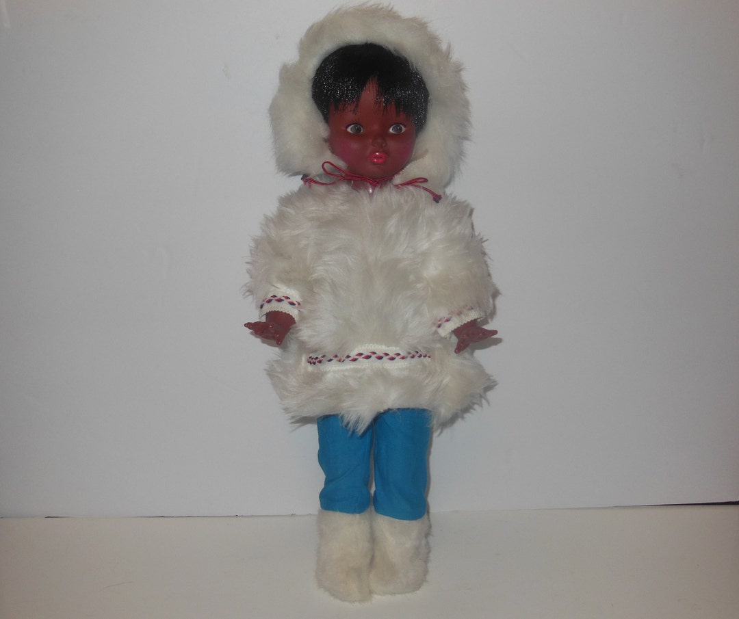 Vintage Inuit Eskimo Doll Regal Doll - Etsy