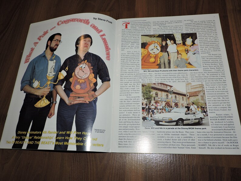 1992 Walt Disney Collectible Magazine Storyboard the Art of - Etsy