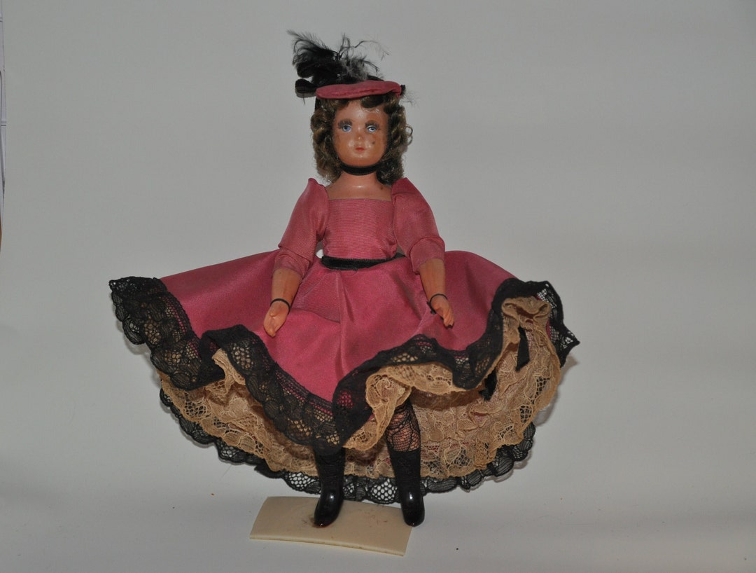 Celluloid Doll Vintage Can-can Dancer Doll - Etsy